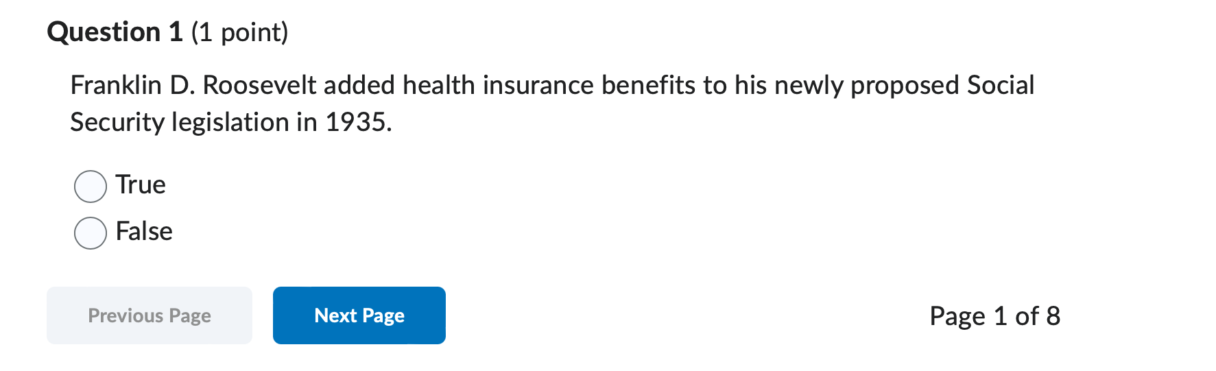 Solved Franklin D. Roosevelt added health insurance benefits | Chegg.com