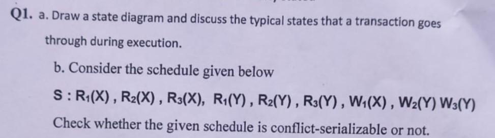 Solved 11. a. Draw a state diagram and discuss the typical | Chegg.com