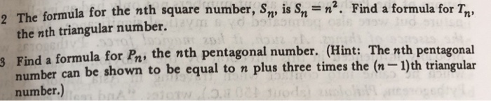 Solved 2 The formula for the nth square number, S, is s,. | Chegg.com