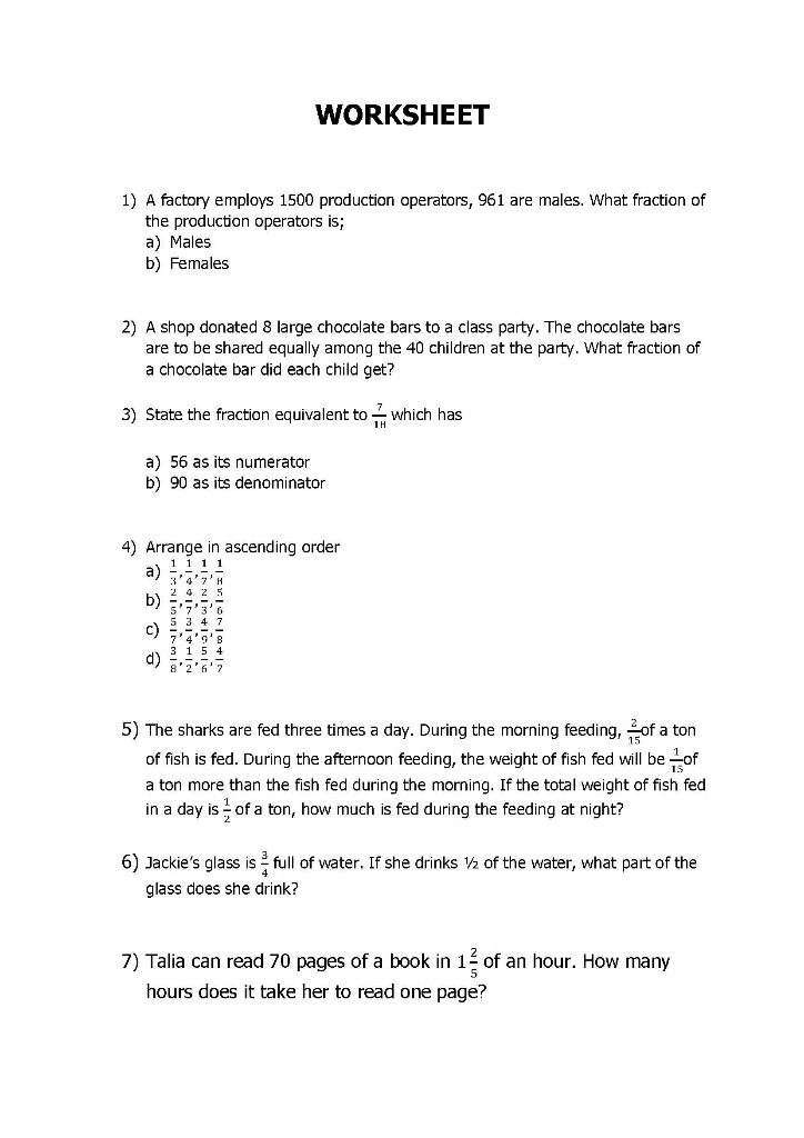 Solved WORKSHEET 1) A factory employs 1500 production | Chegg.com