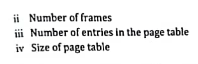 Solved b) Consider the Logical address space of 4 GB, | Chegg.com