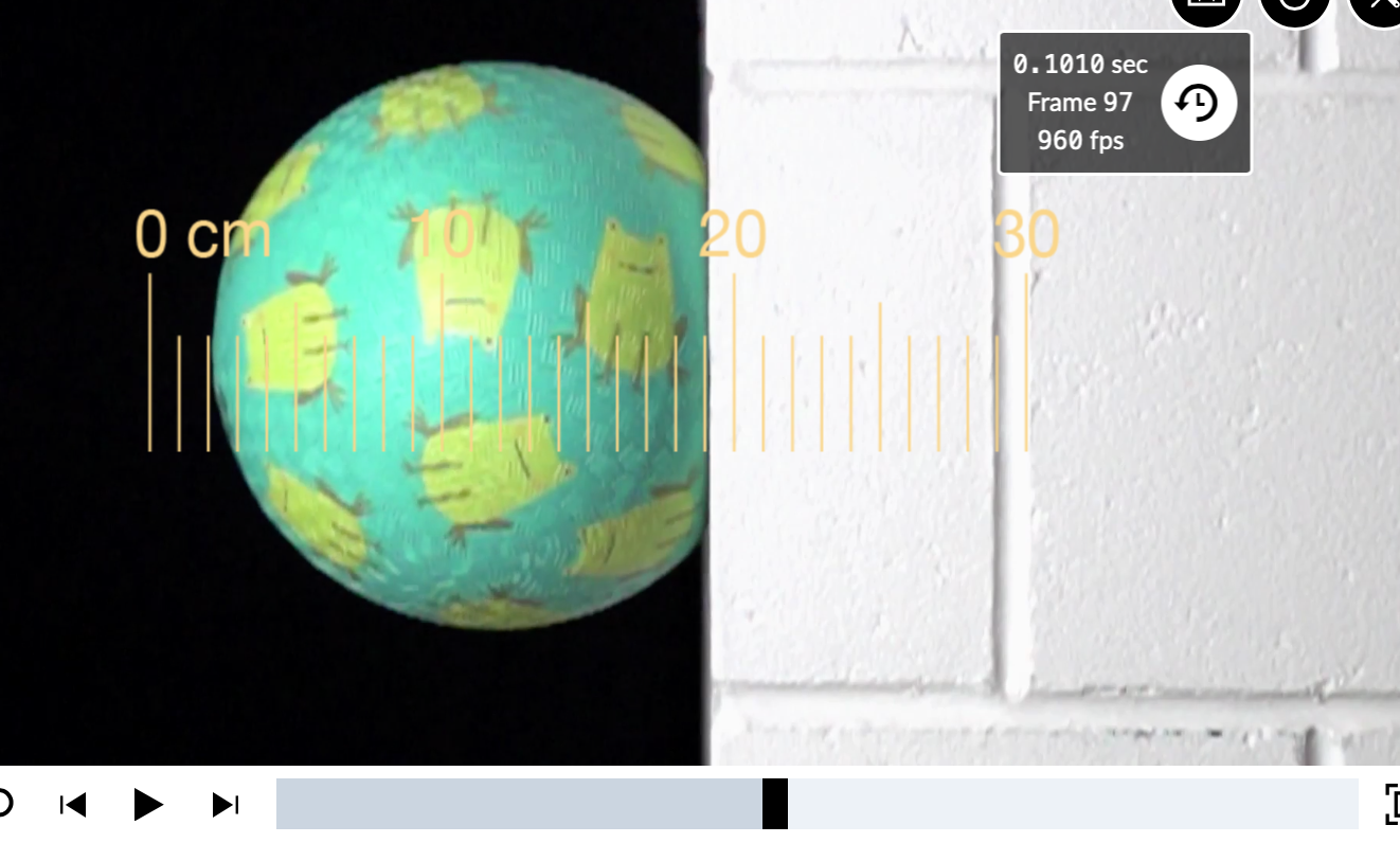 Solved The video below shows a 283 gram inflatable rubber | Chegg.com