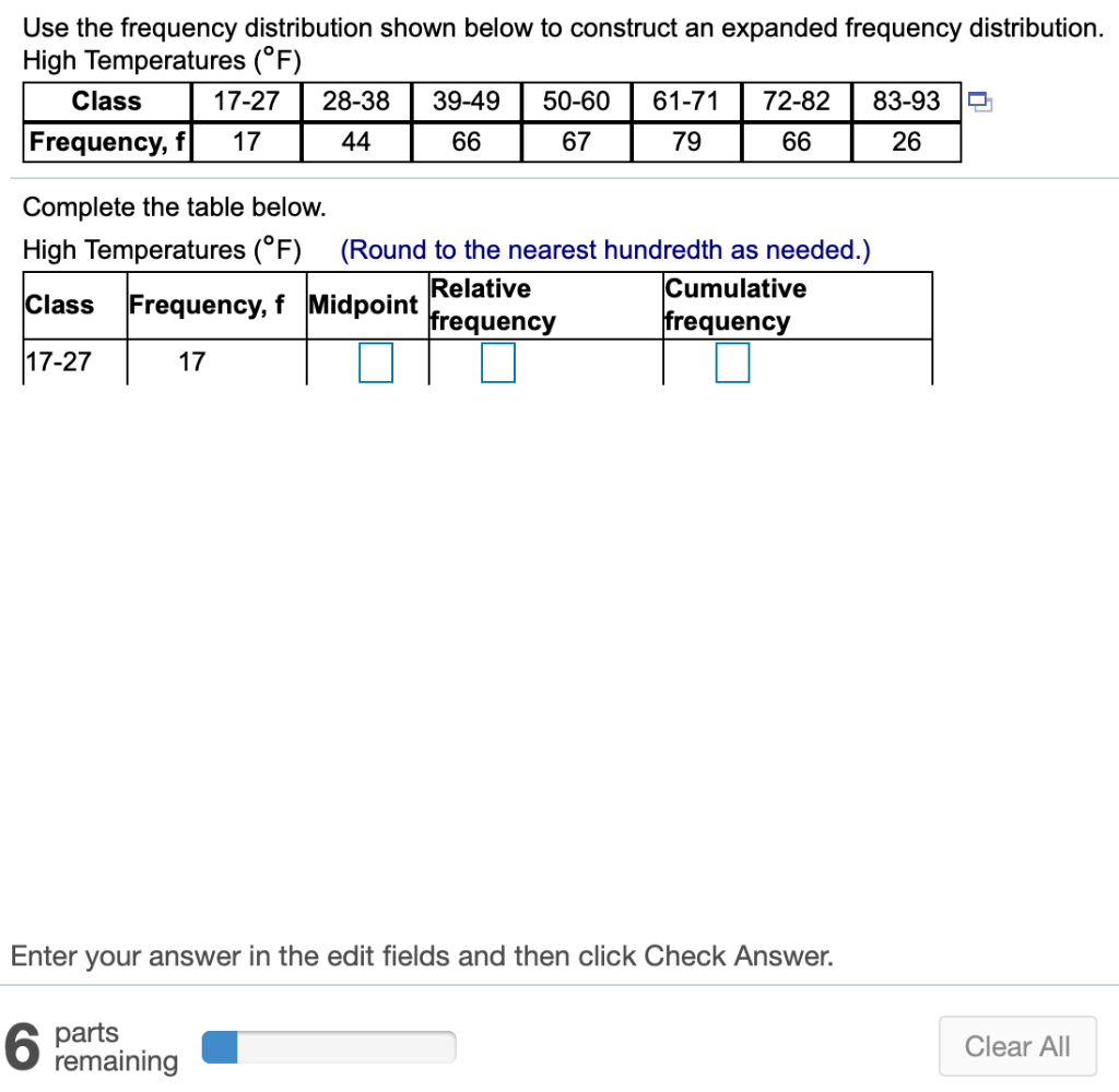 Solved Use the frequency distribution shown below to | Chegg.com