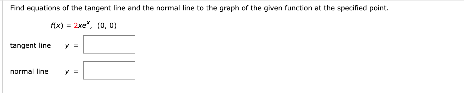Solved Find equations of the tangent line and the normal | Chegg.com