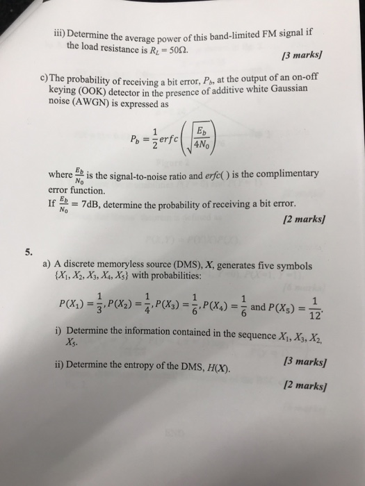 Solved h) A discrete memoryless source (DMS) comprises four | Chegg.com