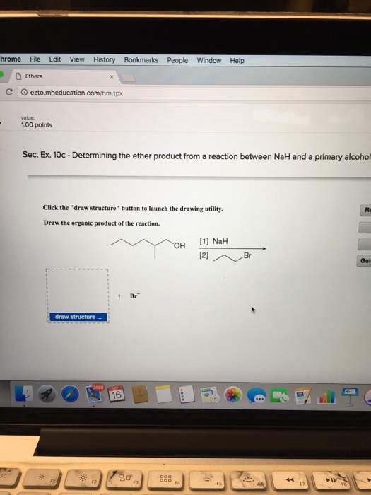 Solved Determining the ether product from a reaction between | Chegg.com