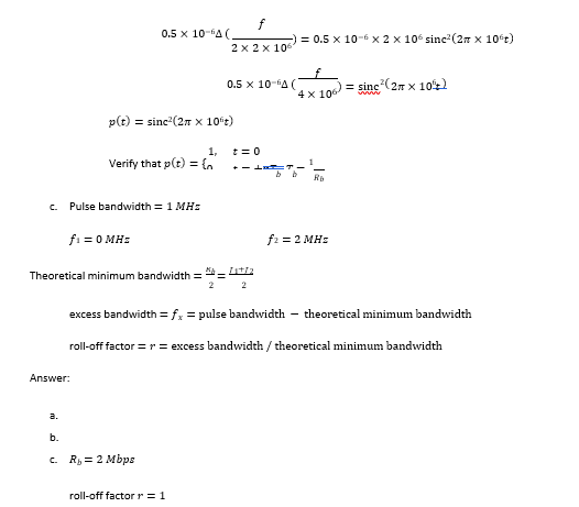 Solved Problem 12: The Fourier transform P(f) of the basic | Chegg.com
