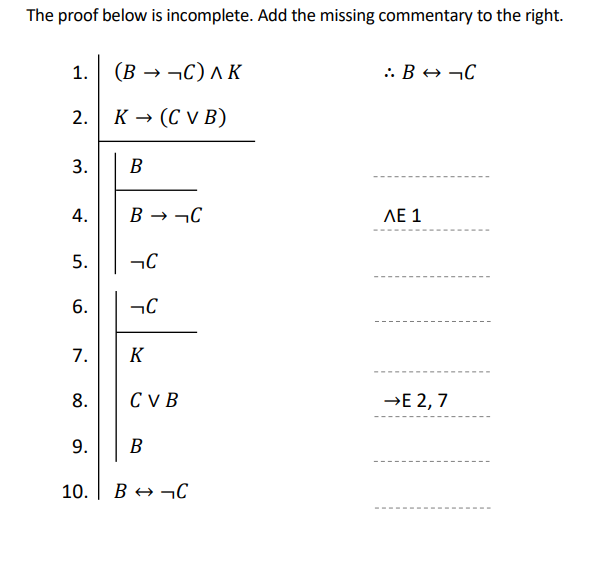 Solved Question 2 (3 marks) The commentary of the proof | Chegg.com Solved Question 2 (3 marks) The commentary of the proof | Chegg.com