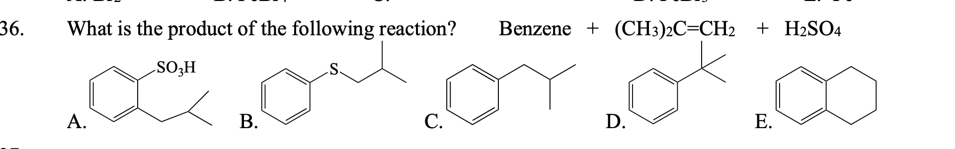 Solved What is the product of the following reaction? | Chegg.com