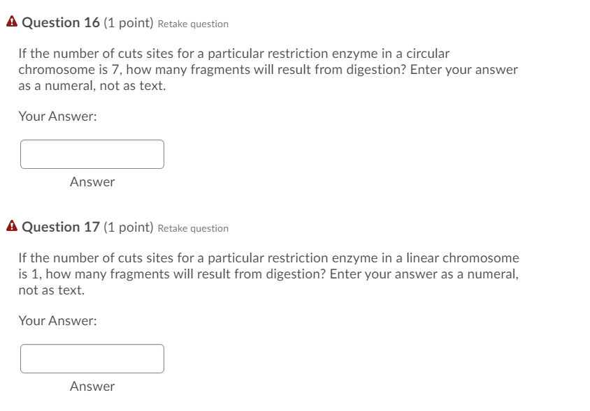 Solved A Question 16 (1 point) Retake question If the number | Chegg.com Solved A Question 16 (1 point) Retake question If the number | Chegg.com