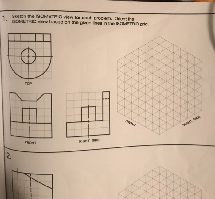 Solved Sketch the ISOMETRIC view far each problem. Orient | Chegg.com