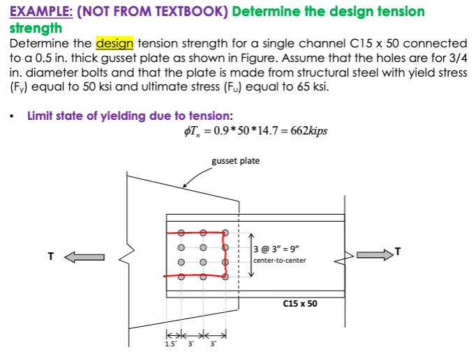Solved EXAMPLE: (NOT FROM TEXTBOOK) Determine the design | Chegg.com