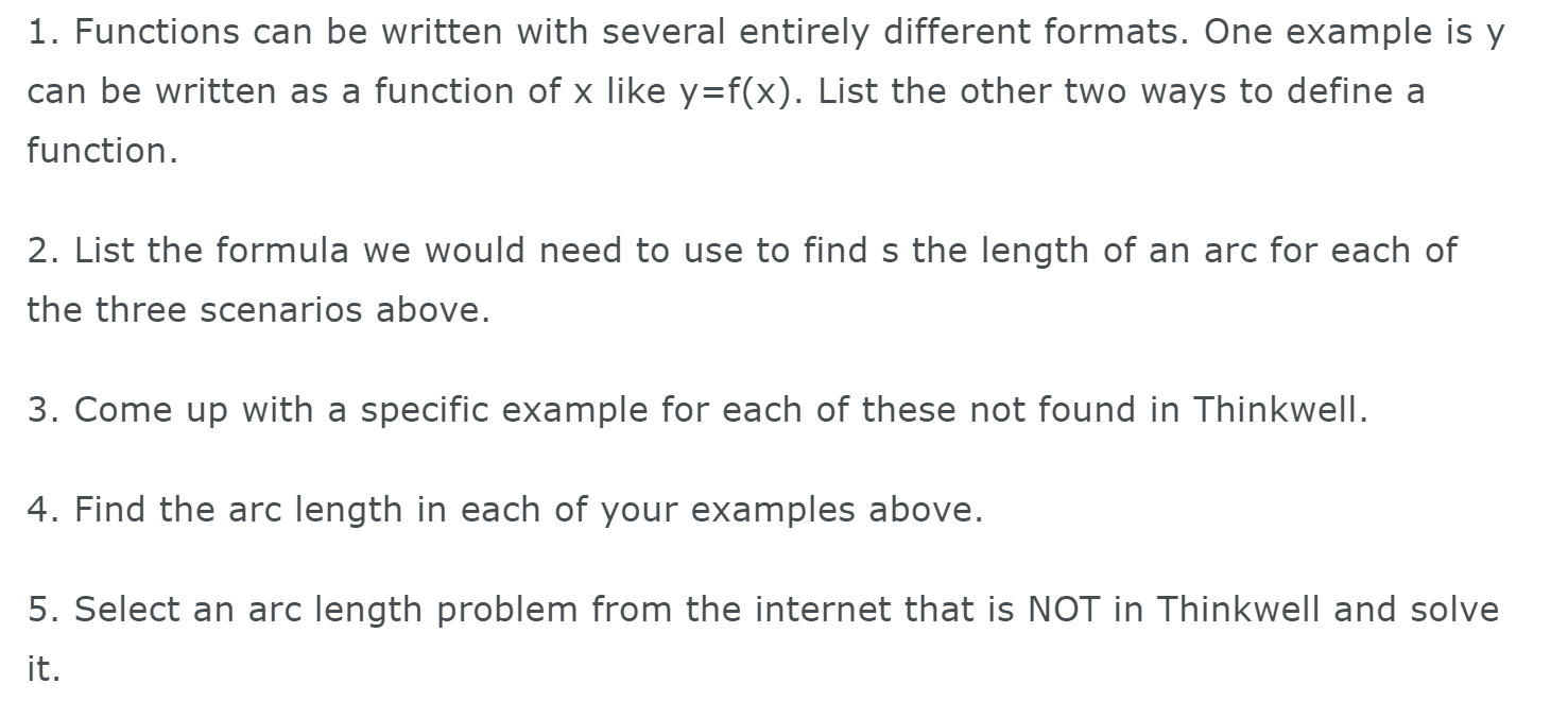Solved 1. Functions can be written with several entirely | Chegg.com