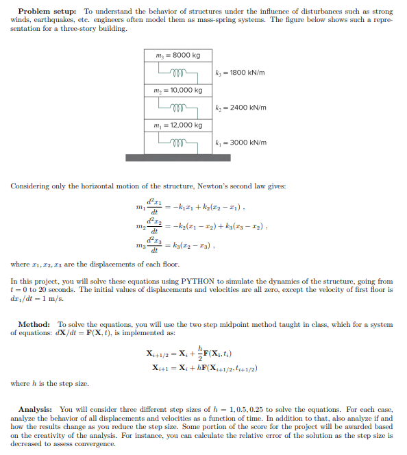 Solved Please solve alll Problem setup: To understand the | Chegg.com