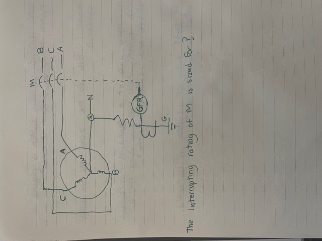 Solved В. &(off-.. C C A 007 GFR) The Interrupting rating of | Chegg.com