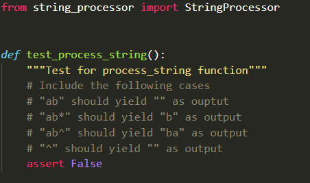 from string processor import String Processor def | Chegg.com