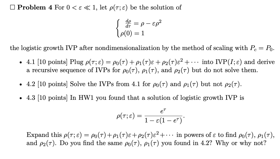 Solved Problem 4 For ()