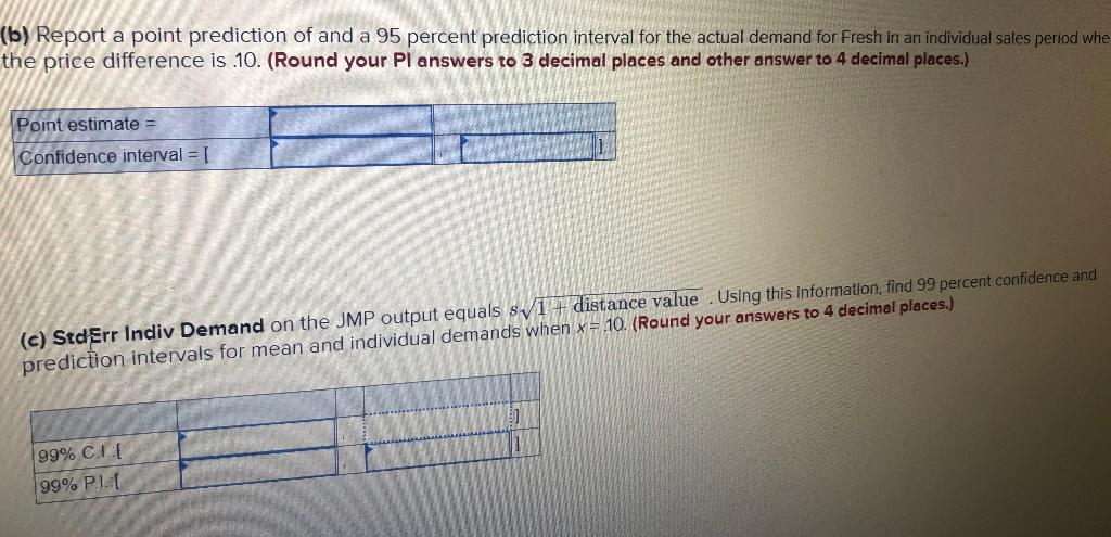 Solved The following partial JMP regression output for the | Chegg.com