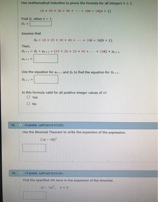 Solved Use mathematical induction to prove the formula for | Chegg.com