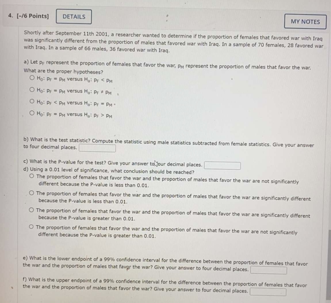 Solved Shortly after September 11 th 2001 , a researcher | Chegg.com