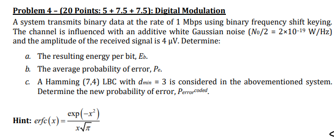 Solved Problem 4 - (20 Points: 5+7.5+7.5) : Digital | Chegg.com