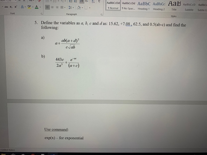 Solved AaBbCcDd AaBbCcDd AaBbC AaBbCc Aab AaBbccD AaBbco 1 | Chegg.com