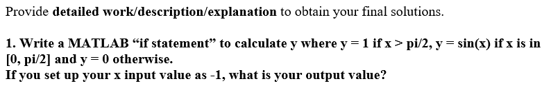 Solved Provide detailed work/description/explanation to | Chegg.com