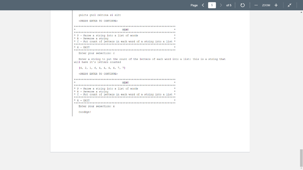 Solved 1.Create the 'edu.uah.python.project6.util.Parser’ | Chegg.com