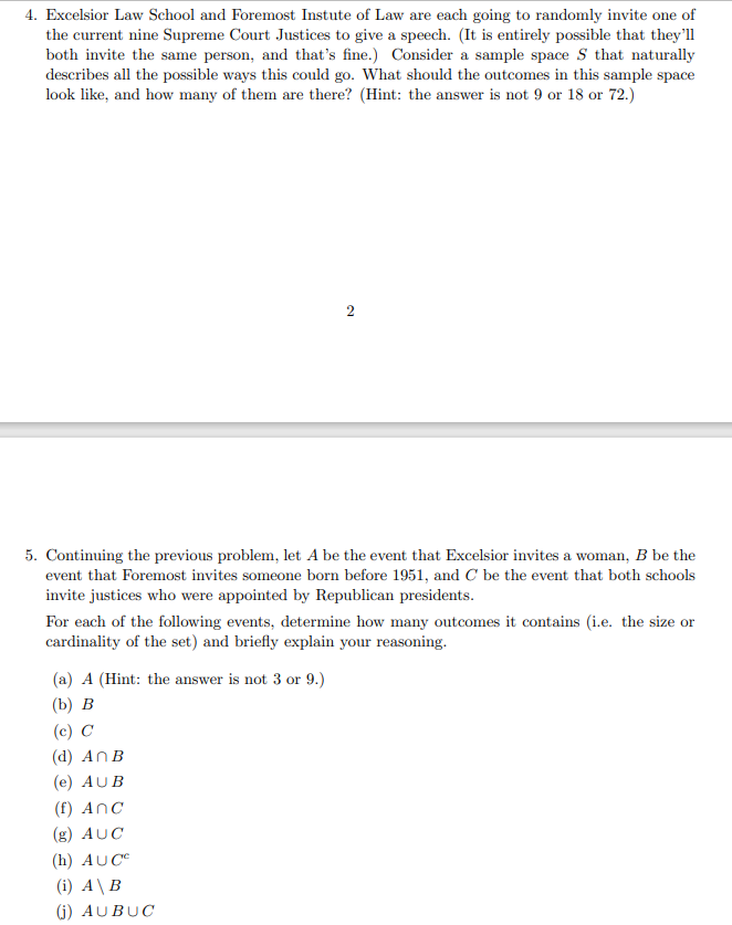 Solved Looking to check my answers for #5. Here are my | Chegg.com