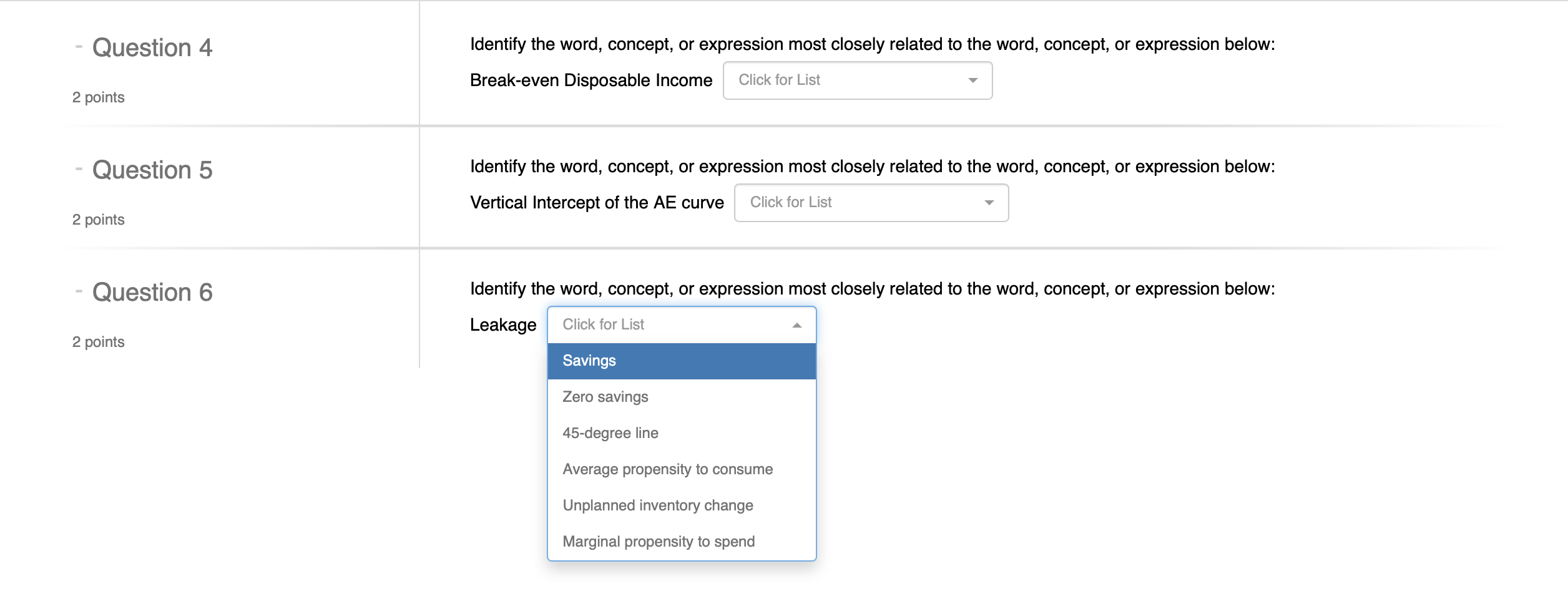 Solved ord, concept, or expression below: ord, concept, or | Chegg.com