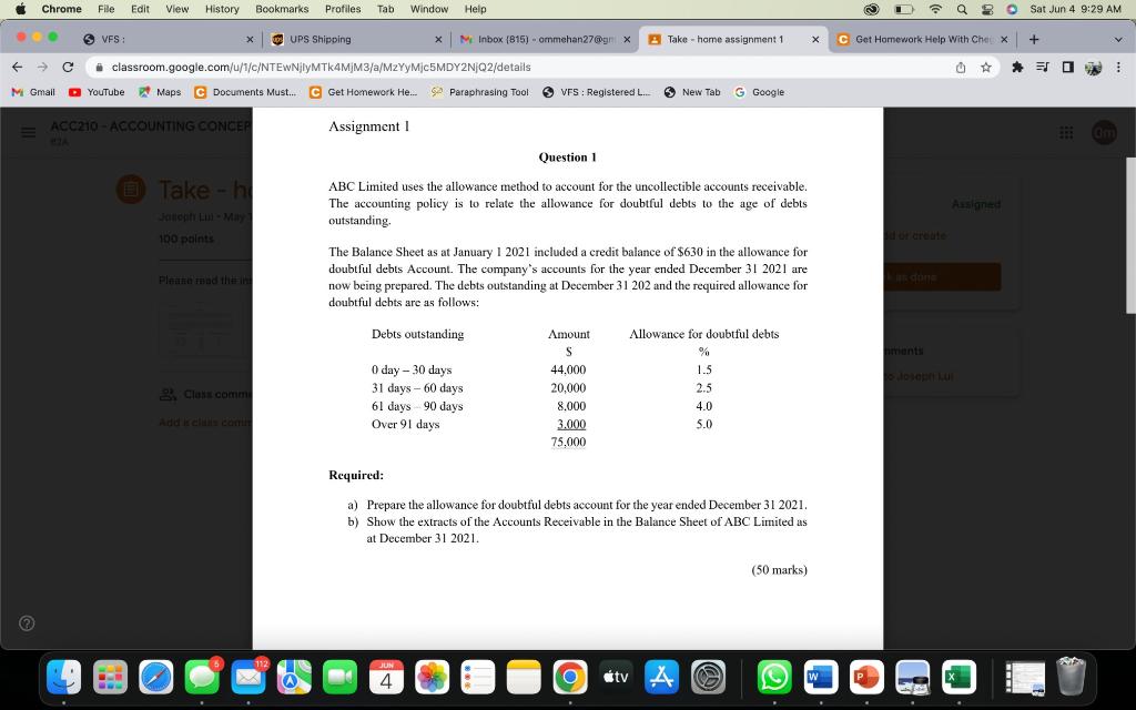 Solved Chrome File Edit View History Bookmarks Profiles Tab | Chegg.com