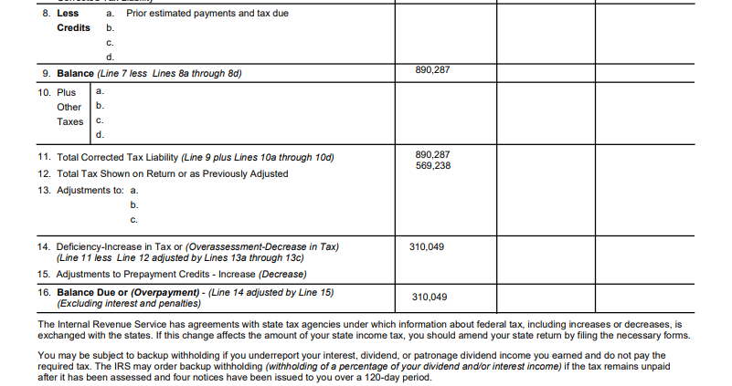 required tax. The IRS may order backup withholding | Chegg.com