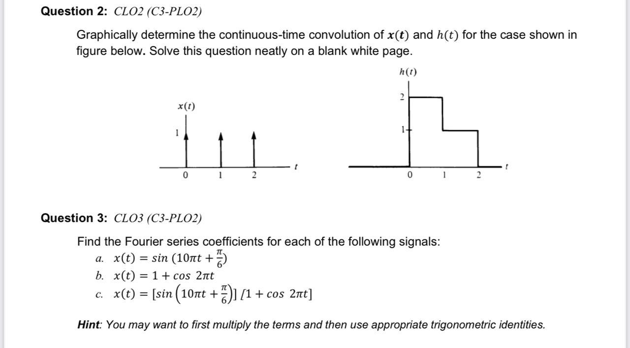 Solved Question 2: CLO2 (C3-PLO2) Graphically determine the | Chegg.com