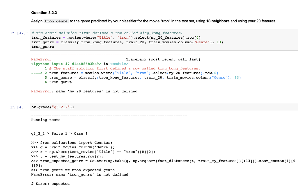 In [3]: # Run this cell to set up the notebook, but | Chegg.com
