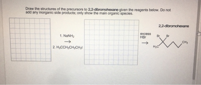 Solved Draw the structures of the precursors to | Chegg.com