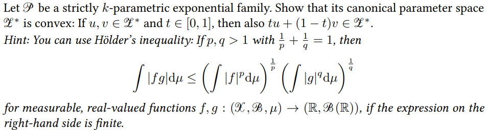 Solved Let P be a strictly k-parametric exponential family. | Chegg.com