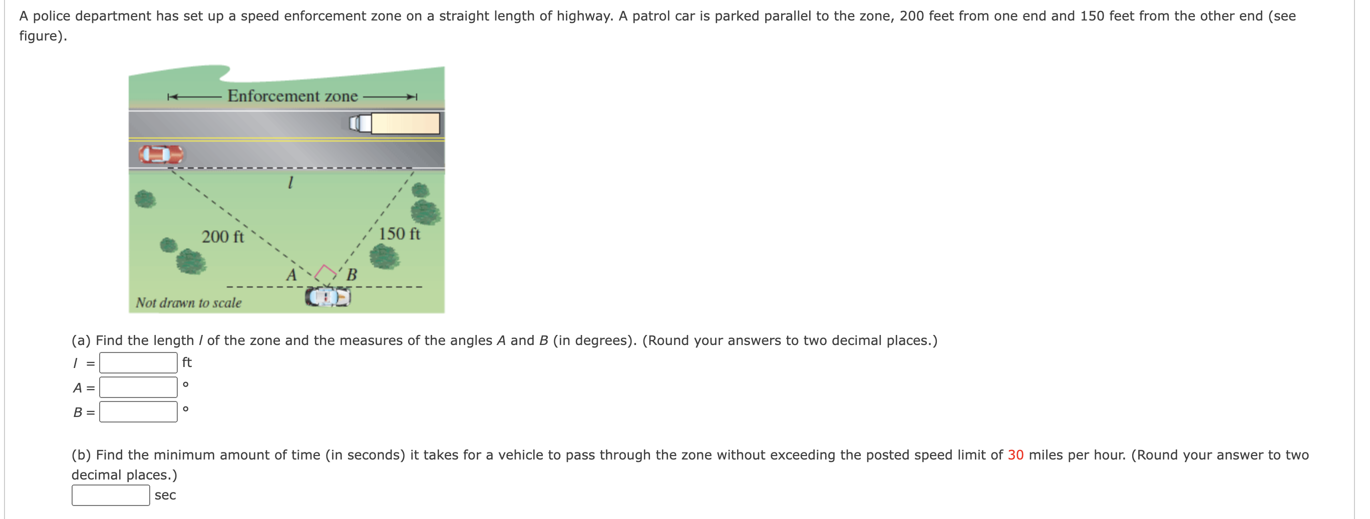 Solved figure).(a) ﻿Find the length I of the zone and the | Chegg.com