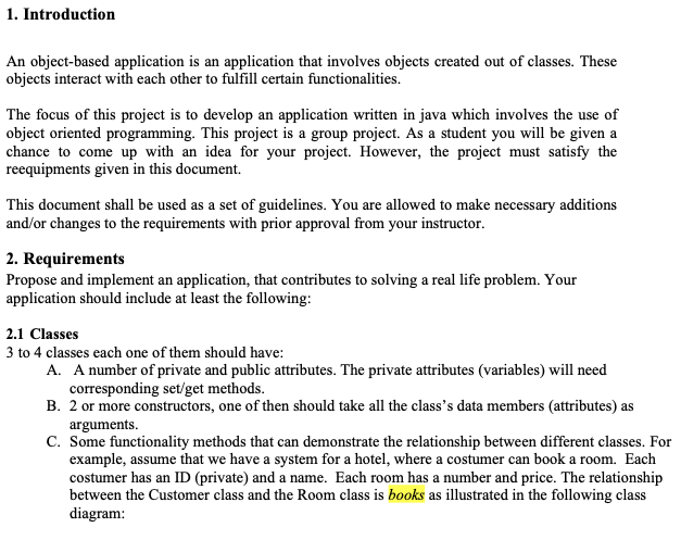 Solved Room Customer - ID: String + name: String books + No: | Chegg.com
