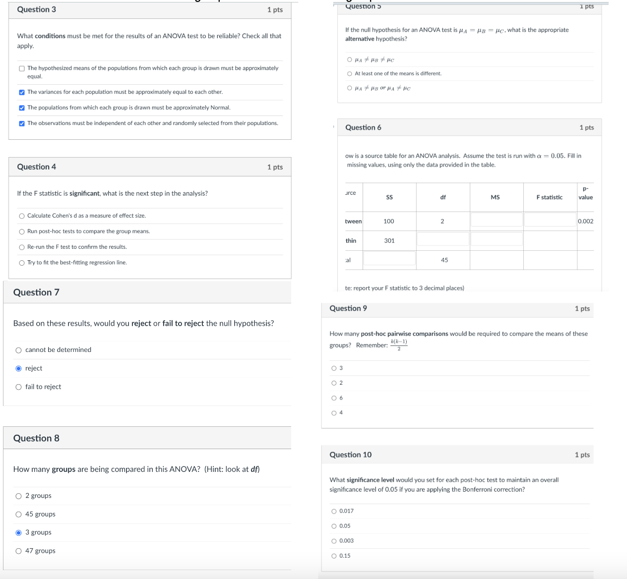 Solved Question 3What conditions must be met for the results | Chegg.com