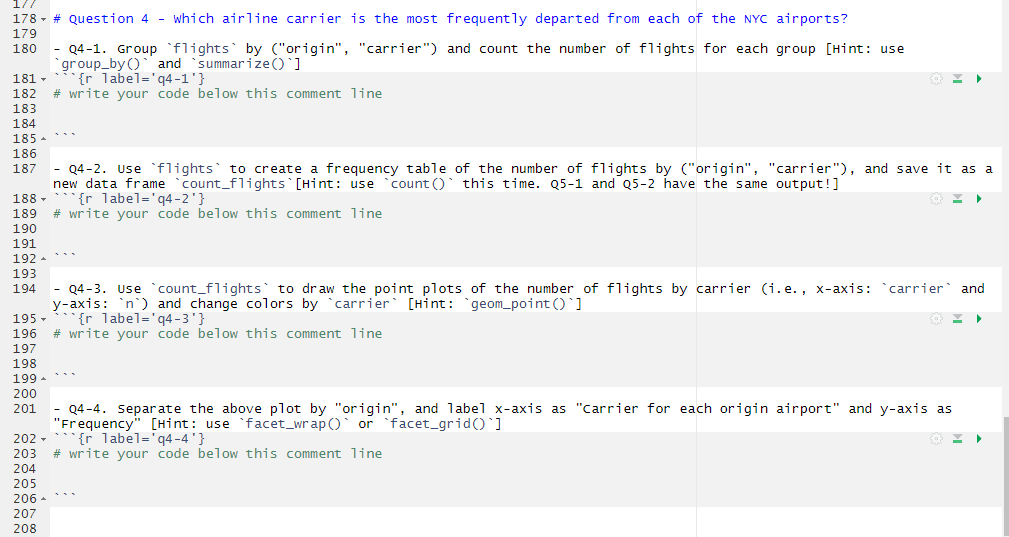 Solved The following questions are done in Rstudio using the | Chegg.com