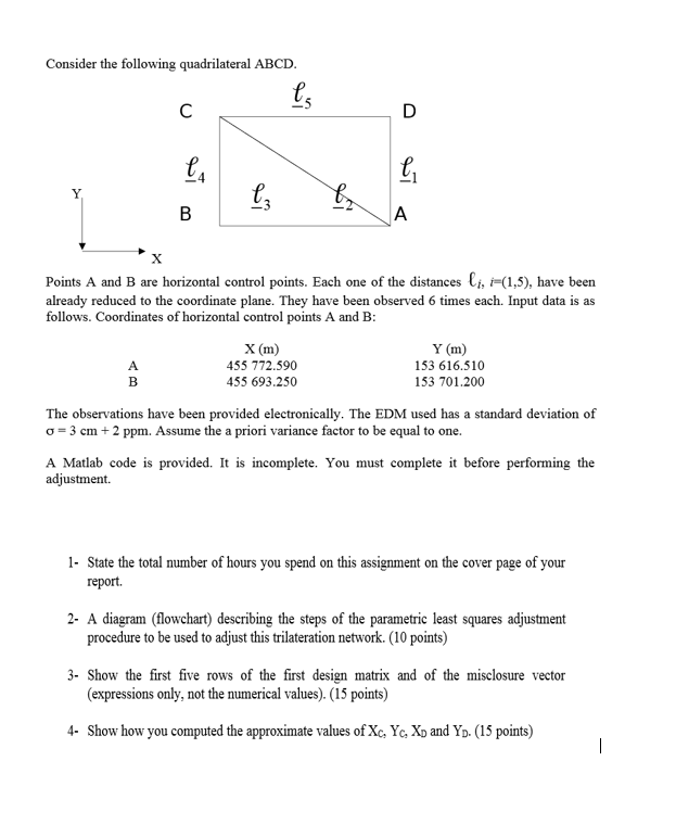 Consider the following quadrilateral ABCD. i
