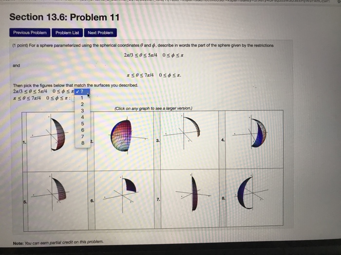 Solved Section 13.6: Problem 11 Previous Problem Problem | Chegg.com