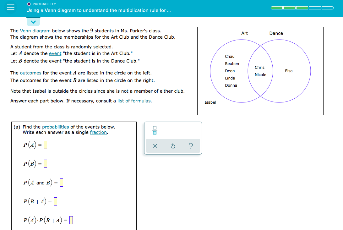 Solved O PROBABILITY Using a Venn diagram to understand the | Chegg.com