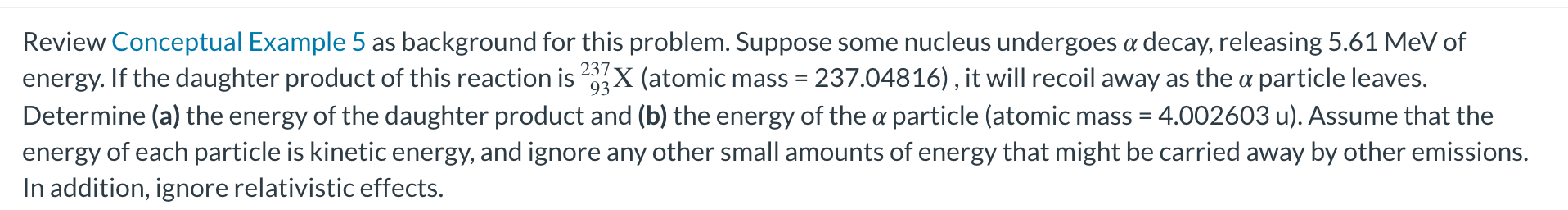 Solved Review Conceptual Example 5 ﻿as background for this | Chegg.com