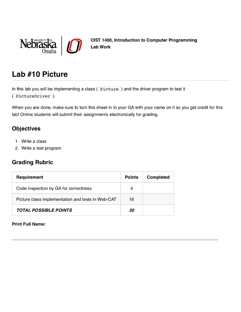 Solved UNIVERSITY OF CIST 1400, Introduction to Computer | Chegg.com