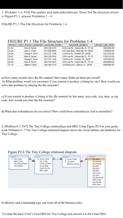 Solved 1. (Problem 1-4, P33) File system and data | Chegg.com