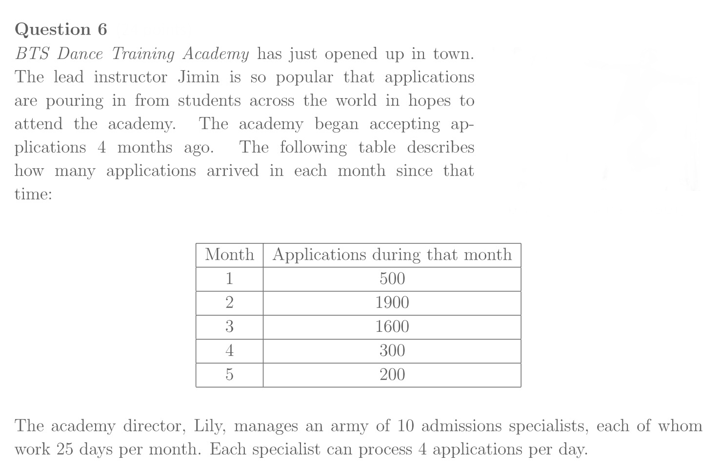 Solved (1) ﻿Characterize the output rate over time by | Chegg.com