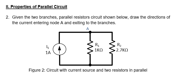 Solved Given the two branches, parallel resistors circuit | Chegg.com