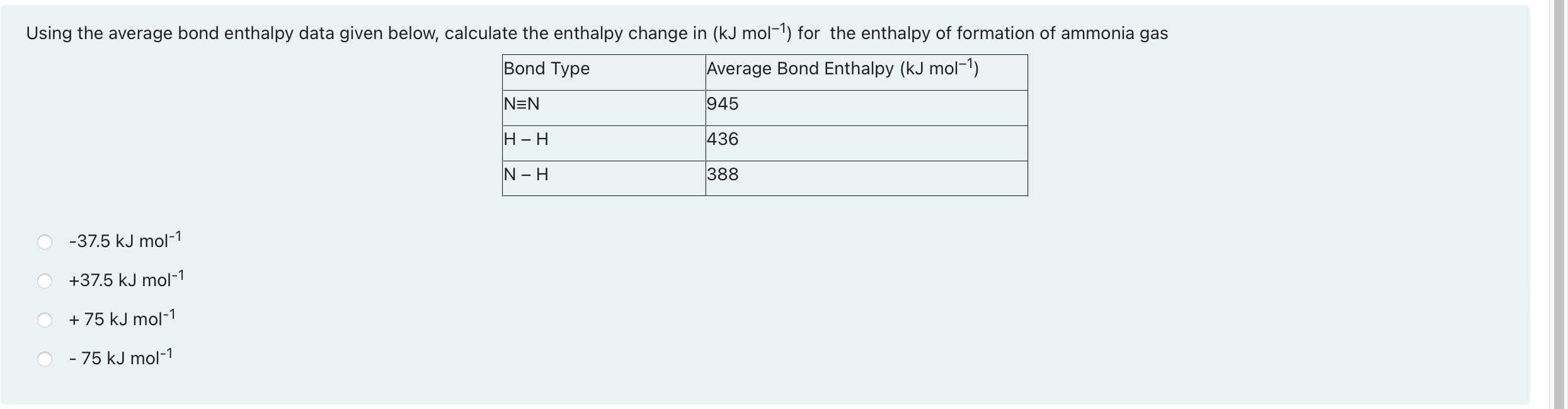 Solved Using the average bond enthalpy data given below, | Chegg.com