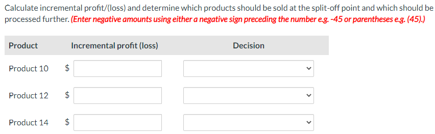 Solved Blossom Inc. produces three separate products from a | Chegg.com